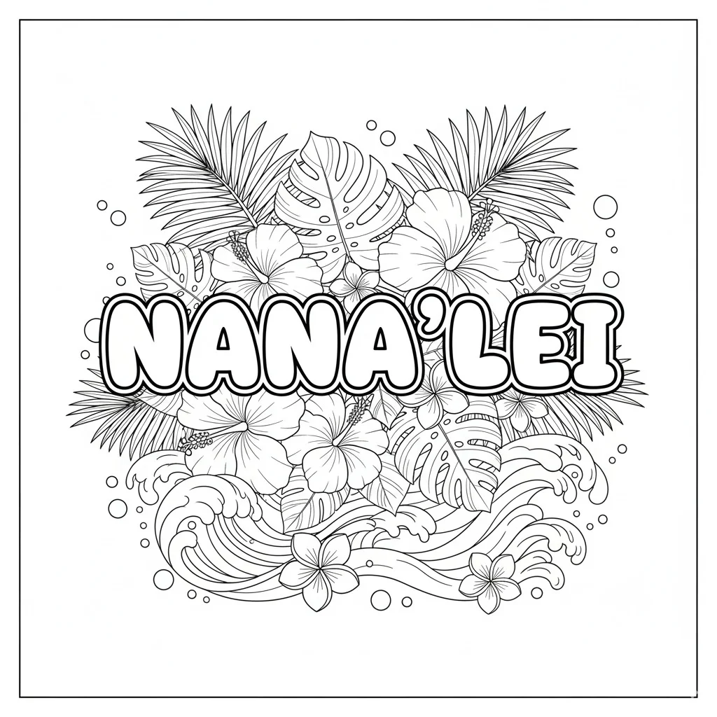 Free Name Coloring Pages - Printable PDF Download 2025